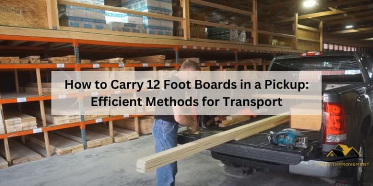 How To Carry 12 Foot Boards In A Pickup Efficient Methods For Transport