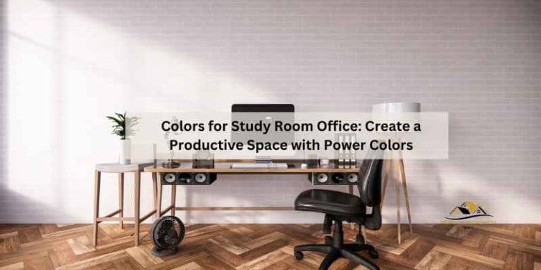 Colors for Study Room Office: Create a Productive Space with Power ...