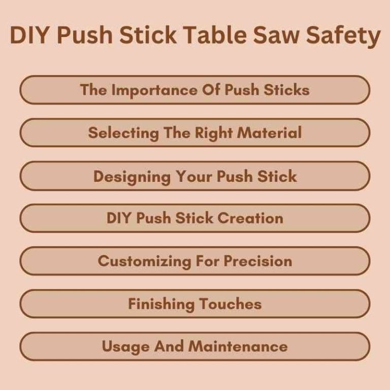 DIY Push Stick Table Saw Safety: Craft with Confidence