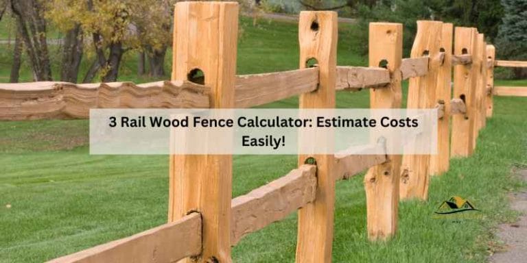 3 Rail Wood Fence Calculator: Estimate Costs Easily!