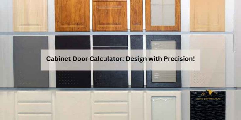 Cabinet Door Calculator: Design with Precision!