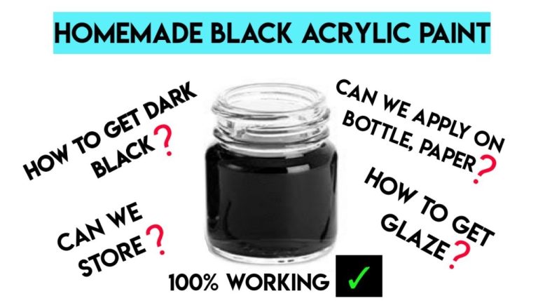 How to Make Black Color Paint at Home? Easy DIY Guide