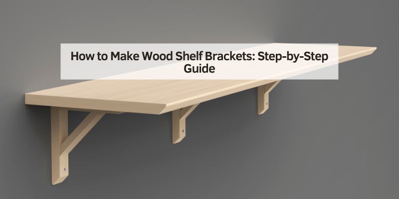 How to Make Wood Shelf Brackets: Step-by-Step Guide