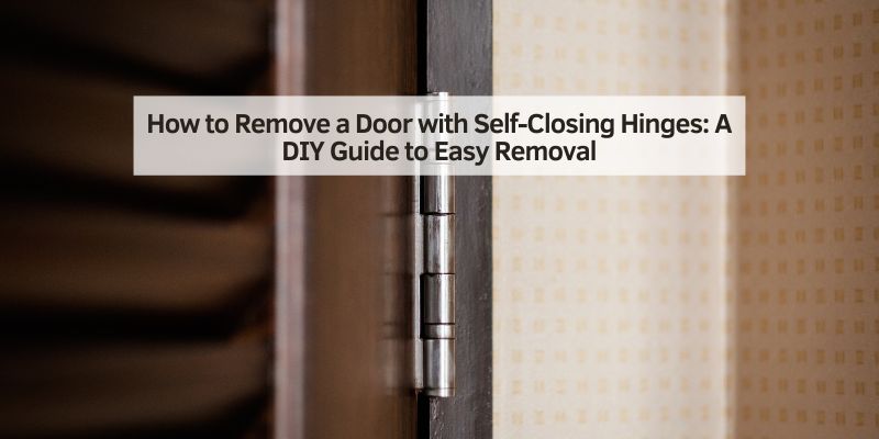 How to Remove a Door with Self-Closing Hinges: A DIY Guide to Easy Removal