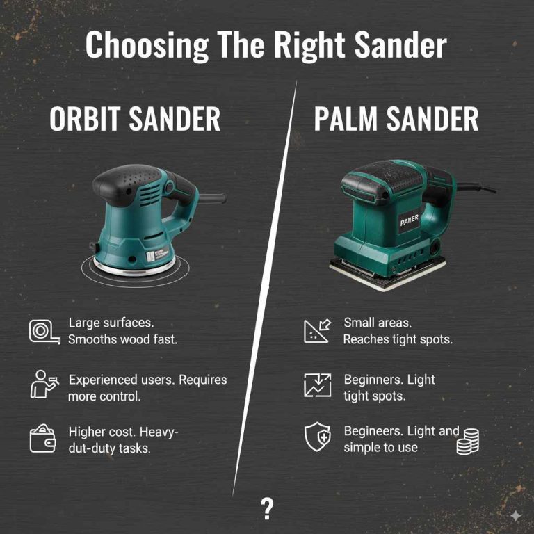 Orbit Sander Vs Palm Sander: Ultimate Comparison Guide