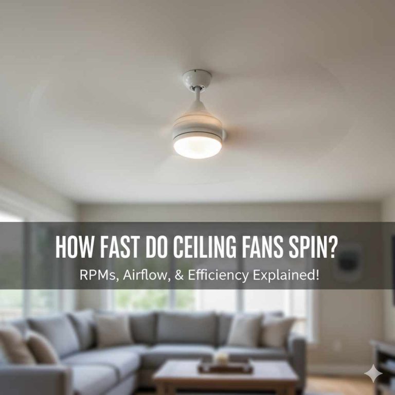 How Fast Do Ceiling Fans Spin: Essential Guide