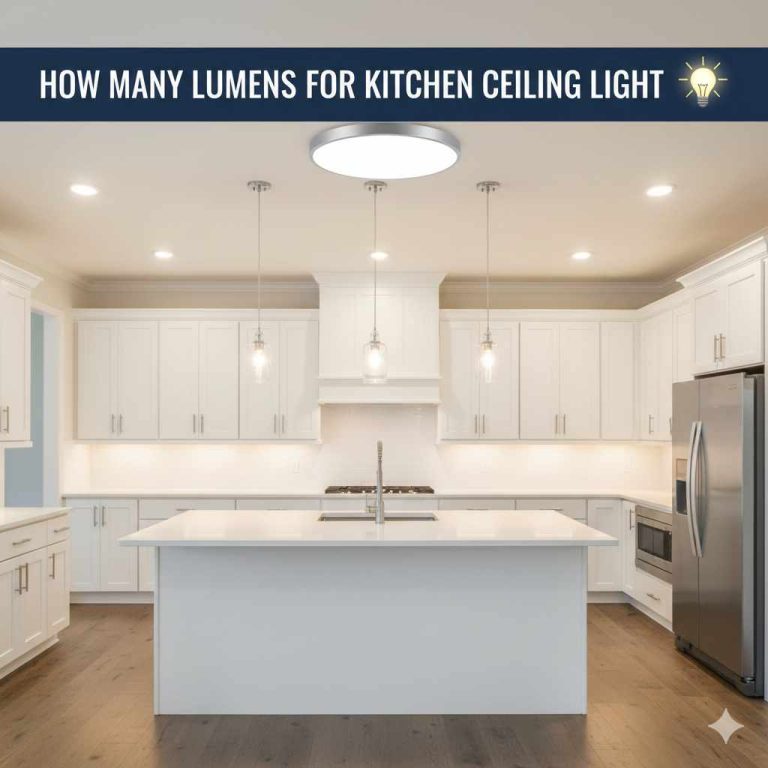 How Many Lumens For Kitchen Ceiling Light: Essential Guide