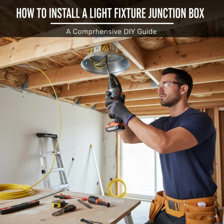 How to Install a Light Fixture Junction Box: Essential Guide