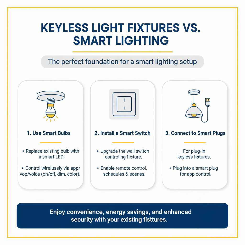 What Is a Keyless Light Fixture: Essential Guide