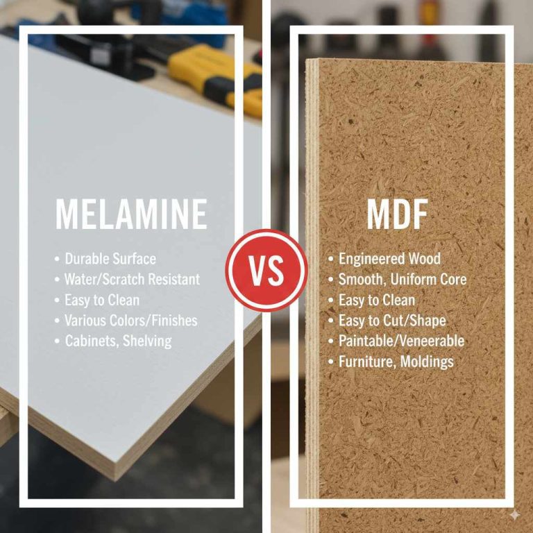 Melamine Vs Mdf: Choosing the Best for Your Project