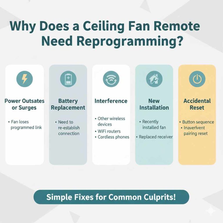 How to Reprogram Ceiling Fan Remote: Genius Fix