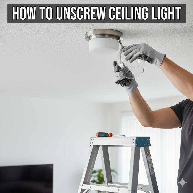 How To Unscrew Ceiling Light: Essential Guide