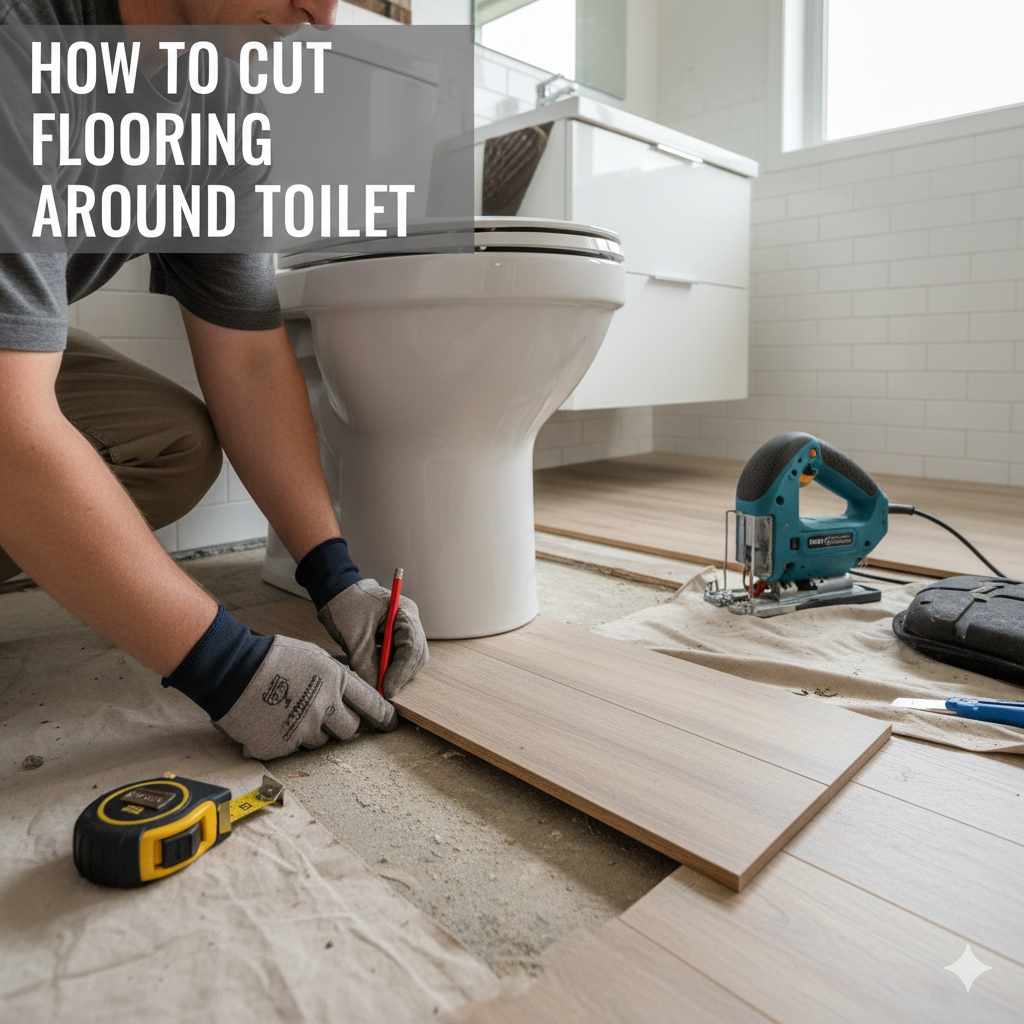 How to Cut Flooring Around Toilet: Genius Effortless