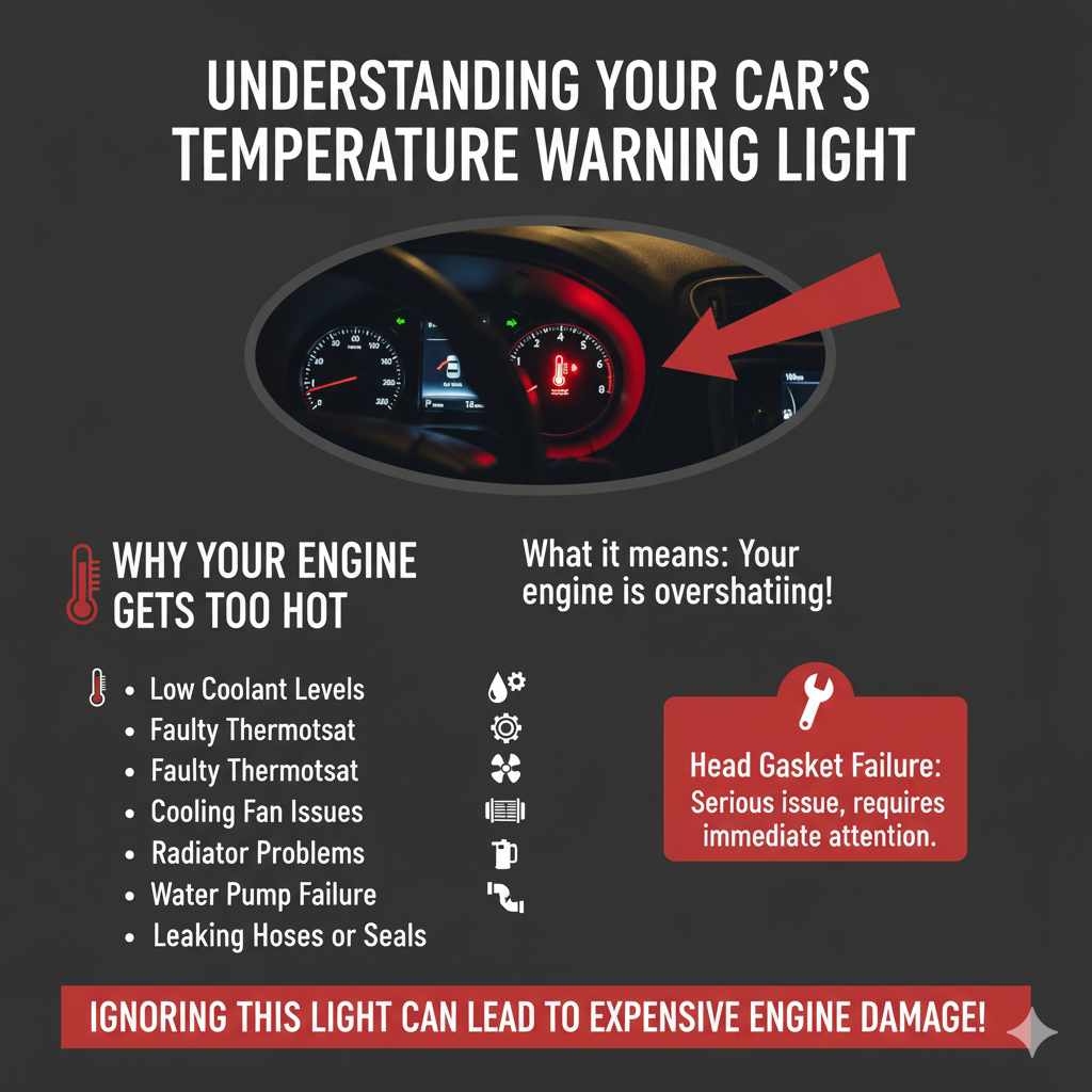 What Does The Temperature Warning Light Indicate: Essential Guide