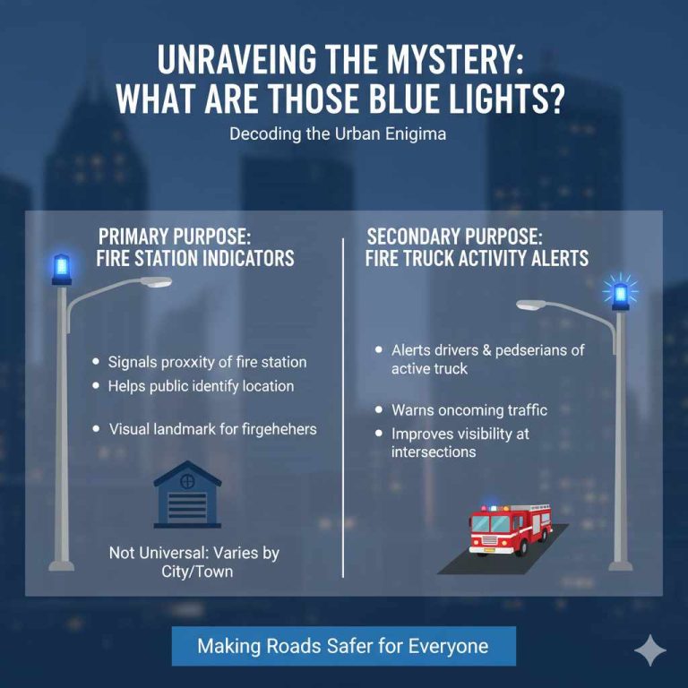What Are The Blue Lights On Top Of Street Lights: Essential Guide
