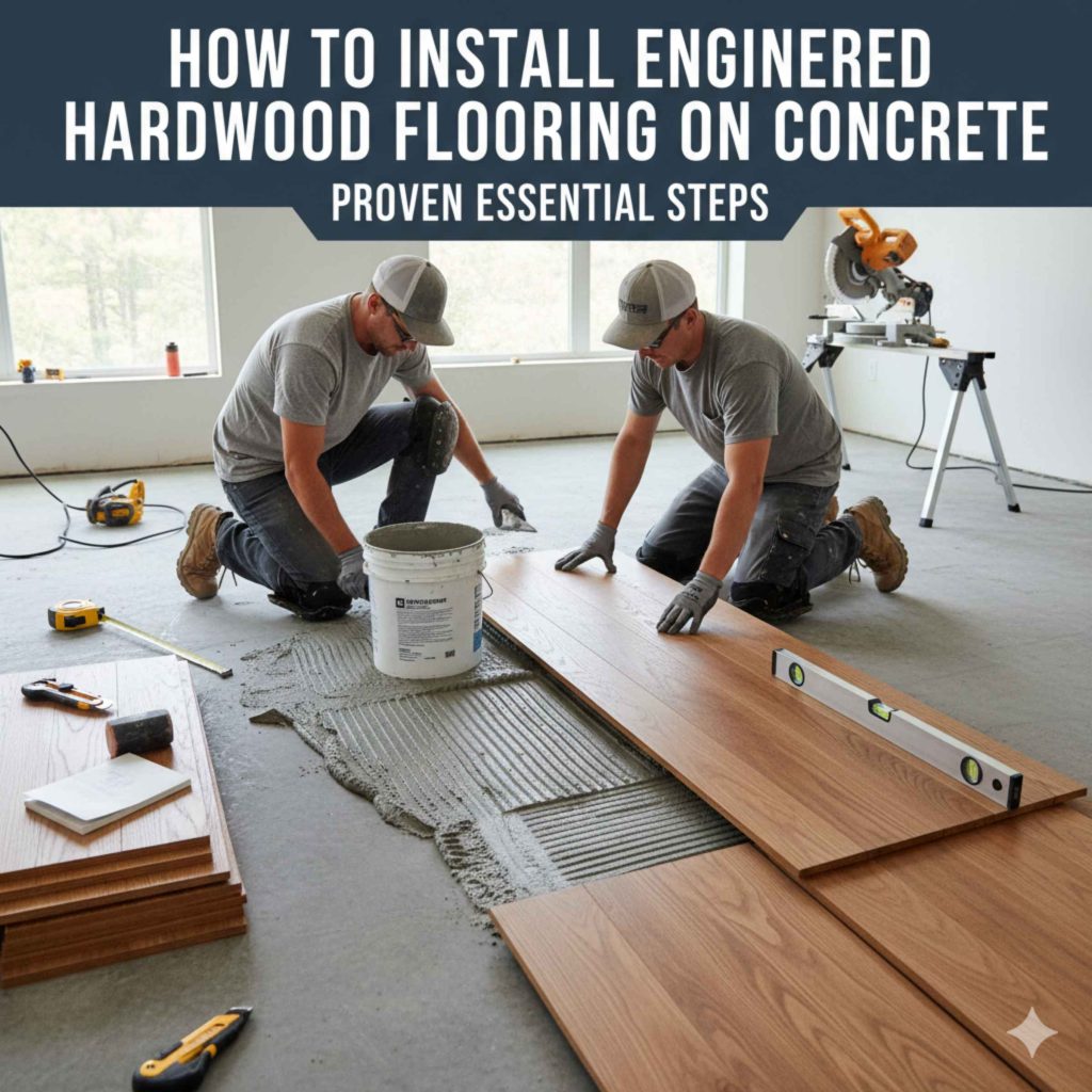 How To Install Hardwood Floors On Concrete