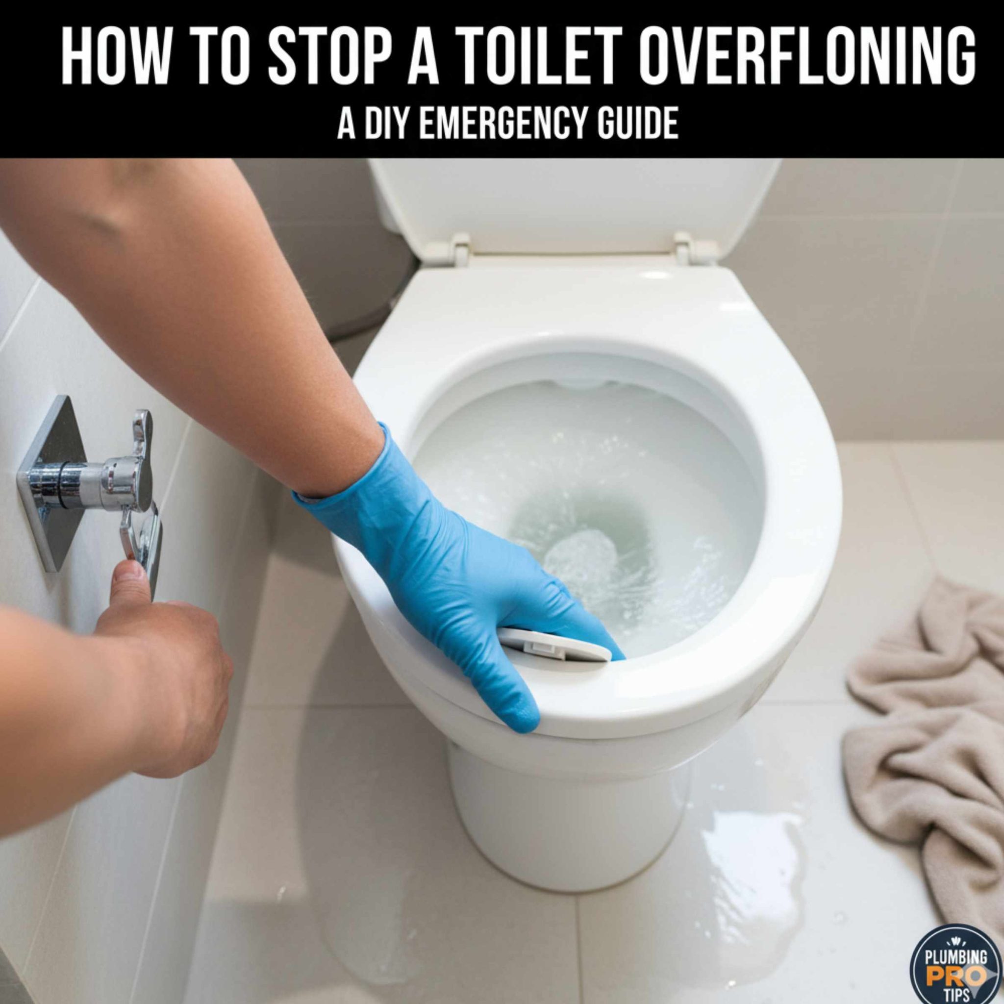 How To Stop Toilet Overflowing: Genius Fix