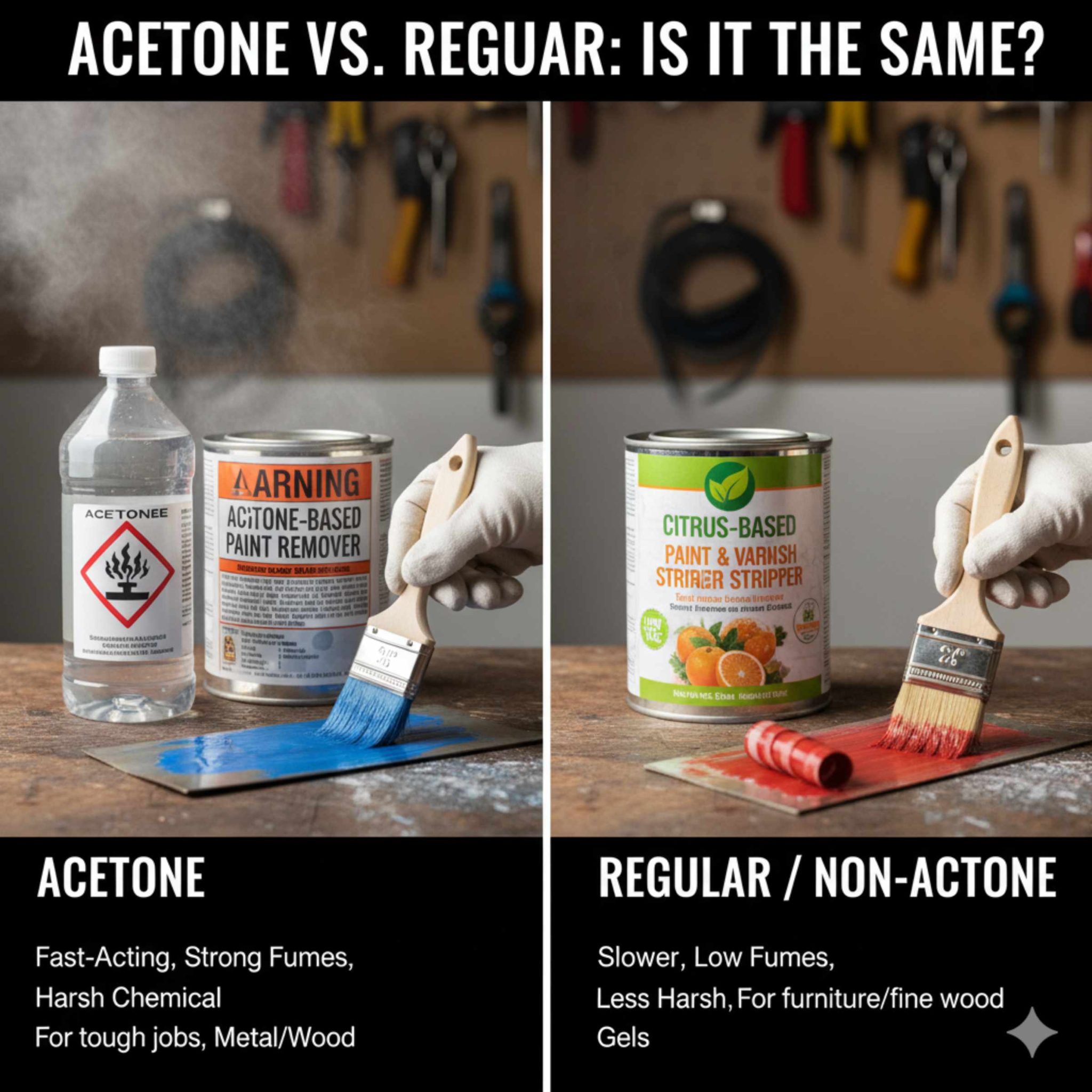 Is Acetone Paint Remover Same As Regular? Proven Essential
