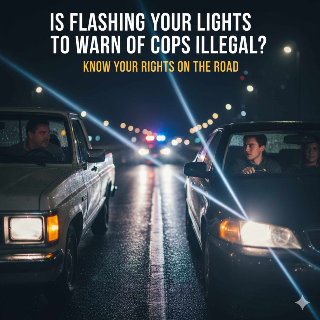 Is Flashing Your Lights to Warn of Cops Illegal: Essential Guide