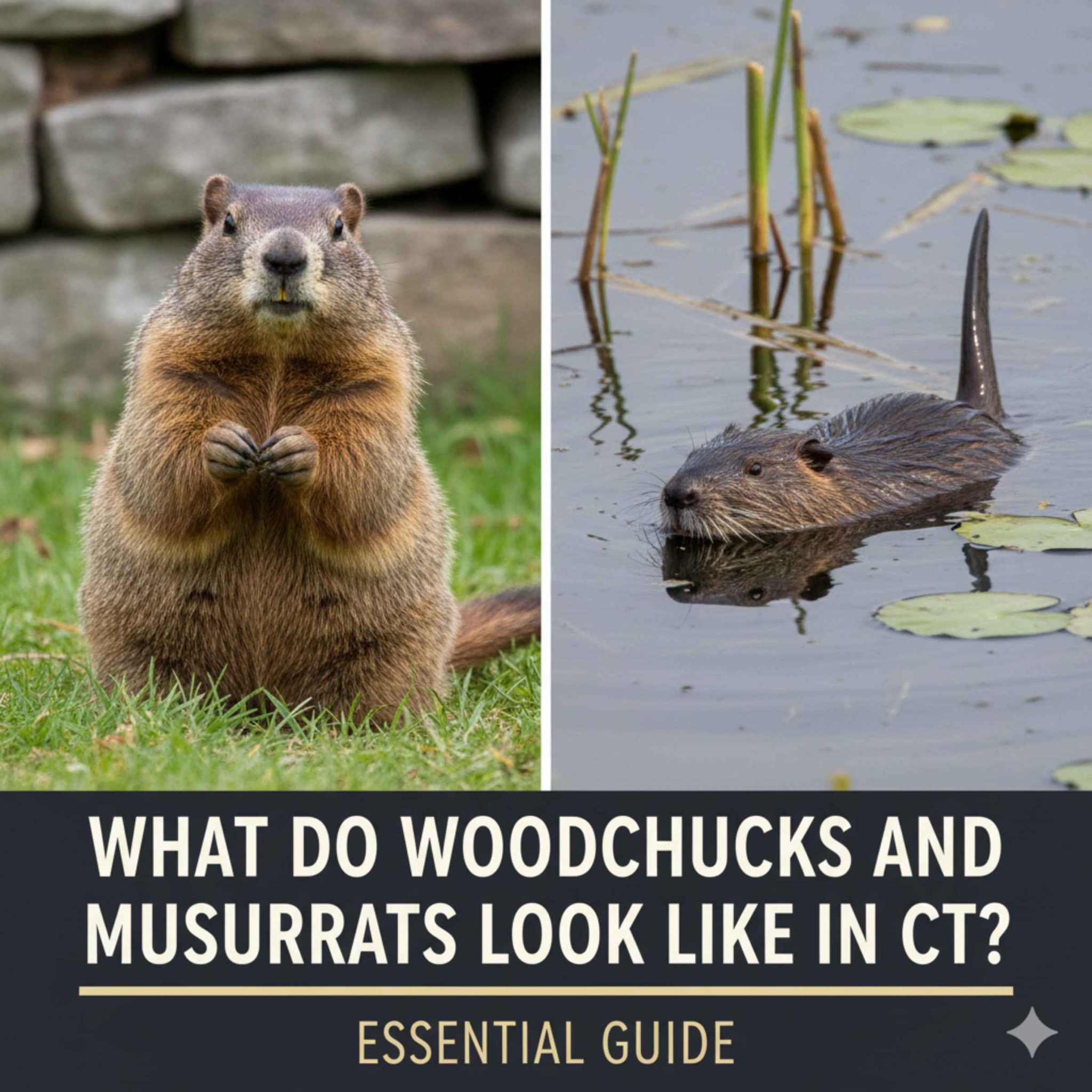 What Do Woodchucks And Muskrats Animals Look Like In CT? Essential Guide
