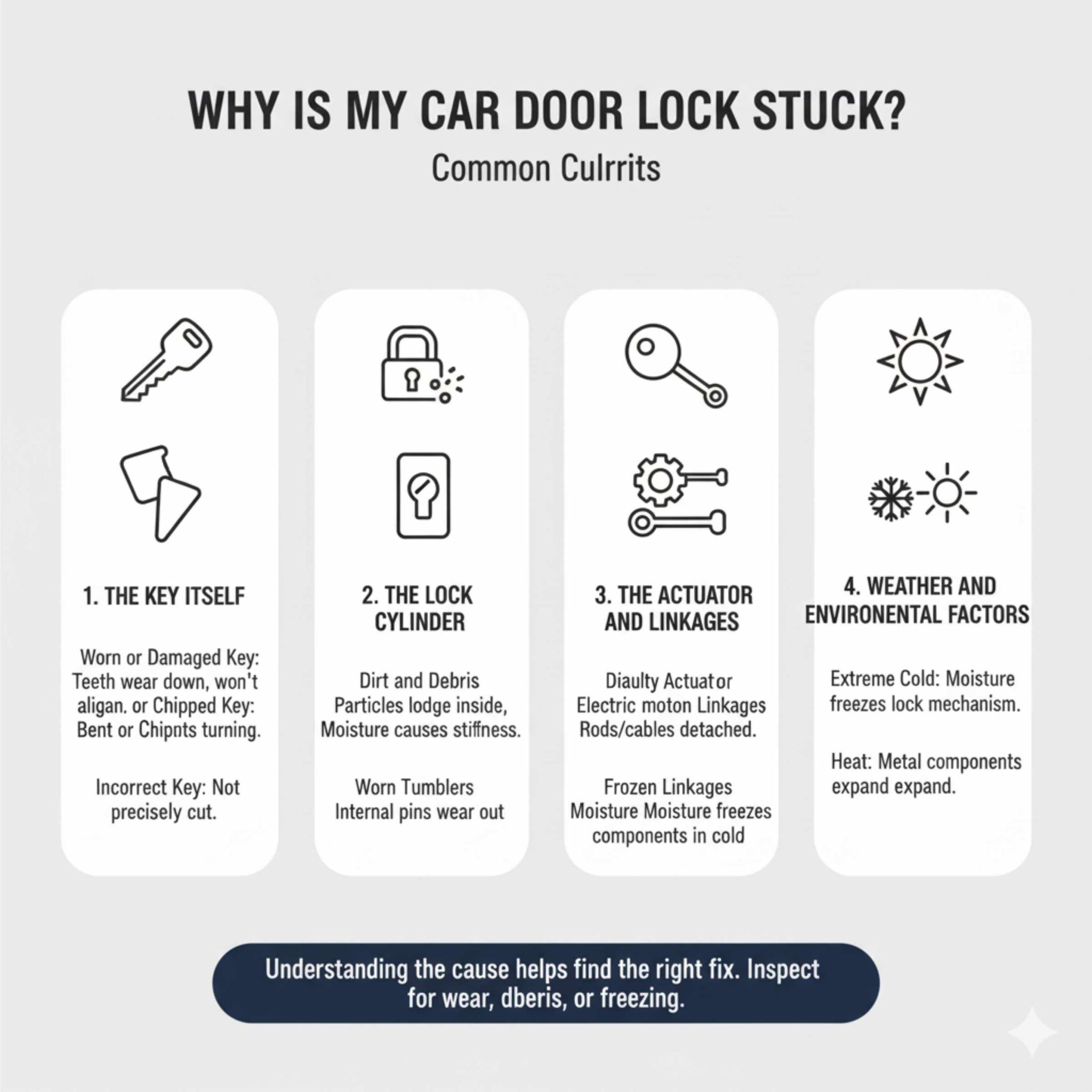 What To Do When Your Car Door Lock Is Stuck: Proven Fixes