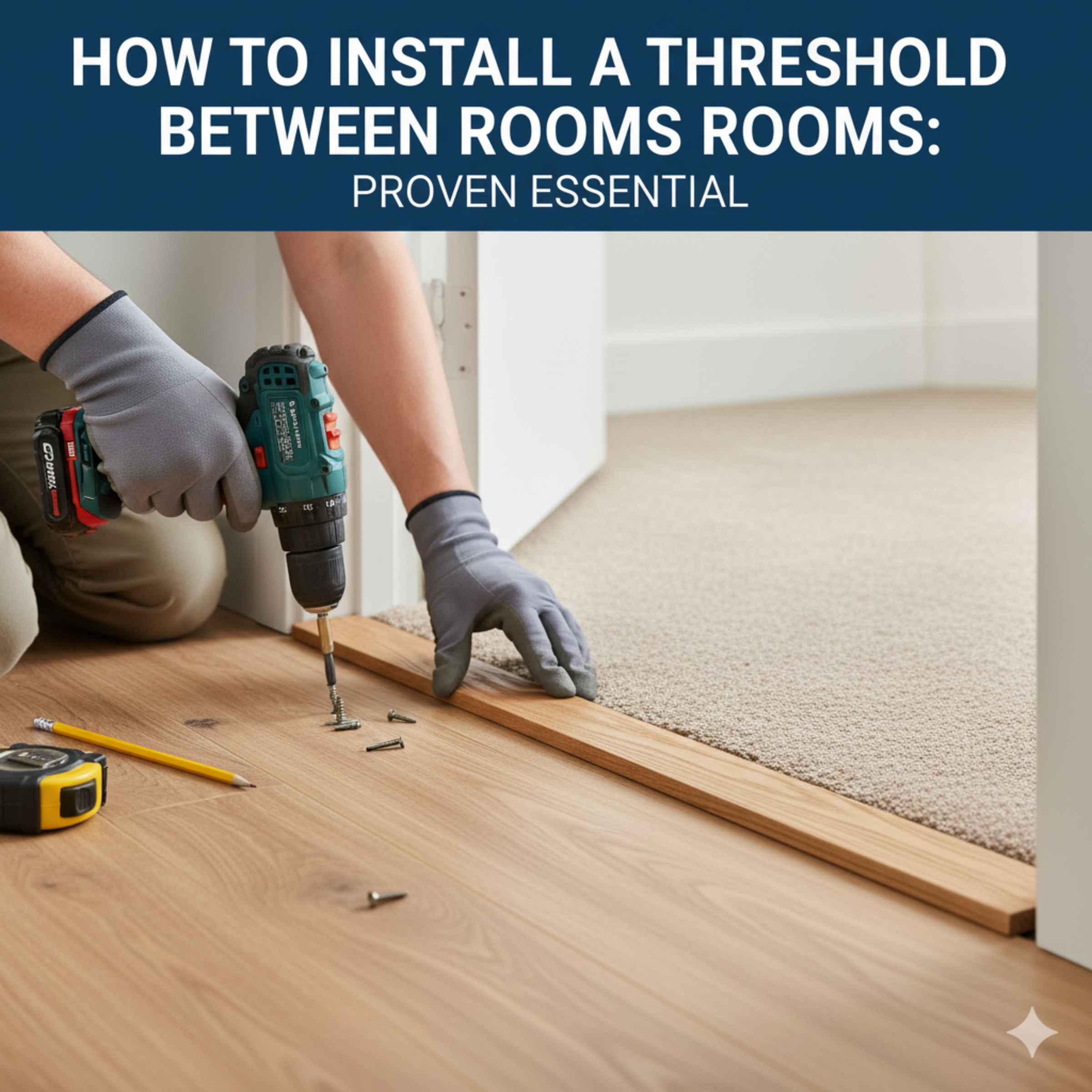 How To Install A Threshold Between Rooms: Proven Essential