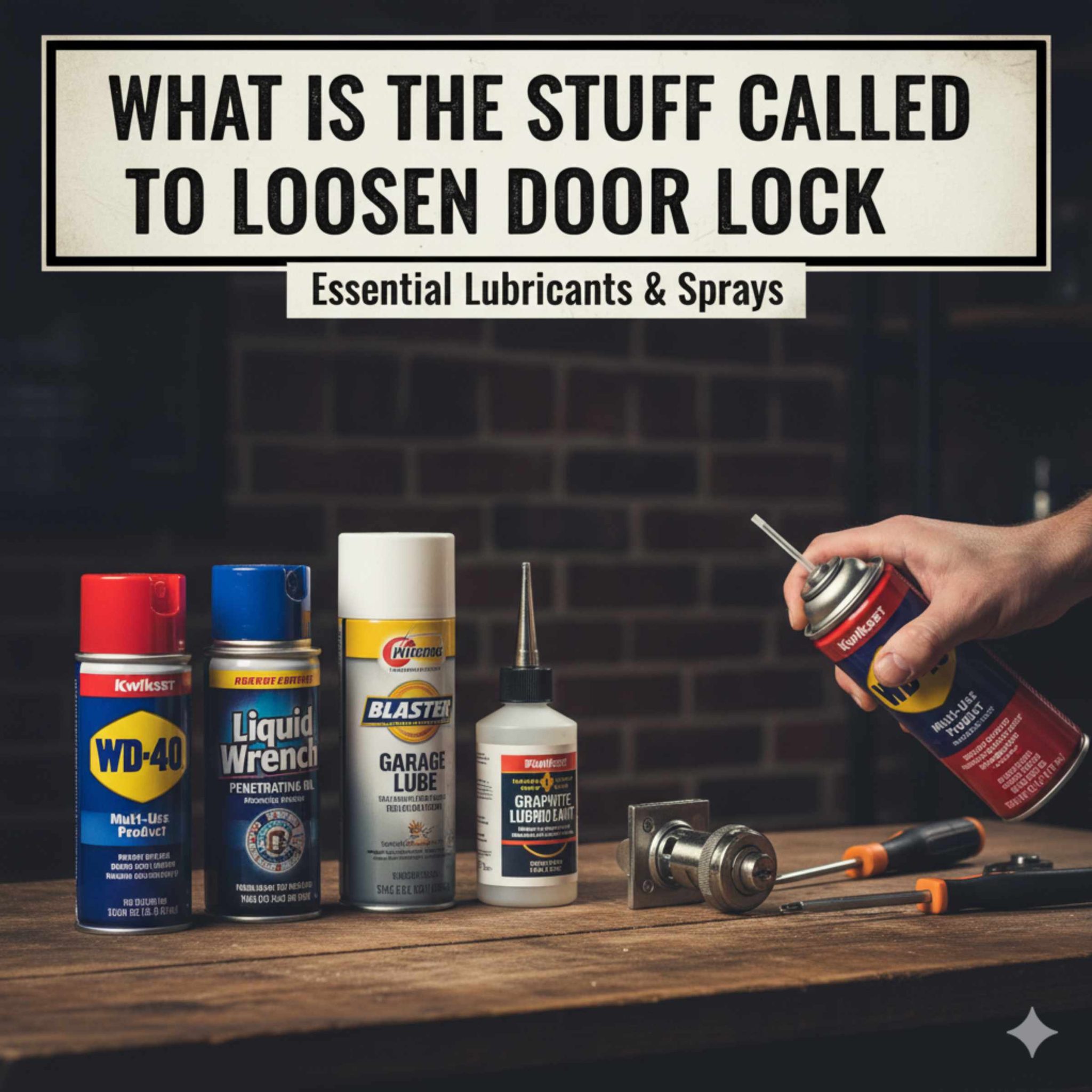 What Is The Stuff Called To Loosen Door Lock: Proven Fix